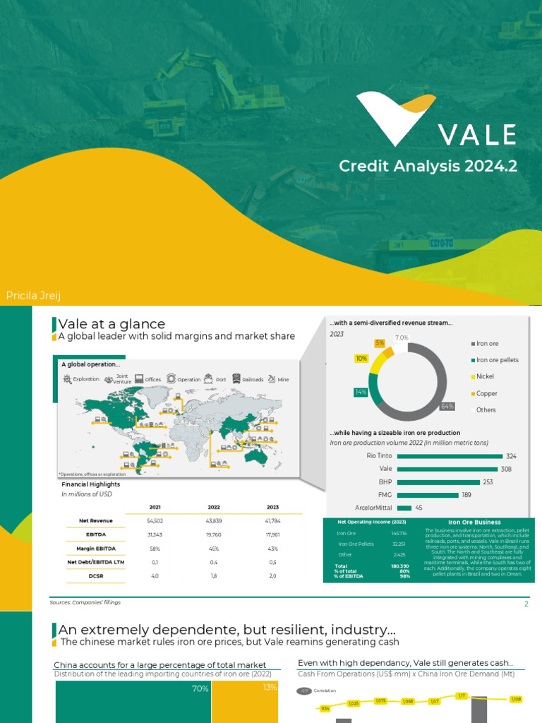 Vale | PDF | Bond Credit Rating | Debt