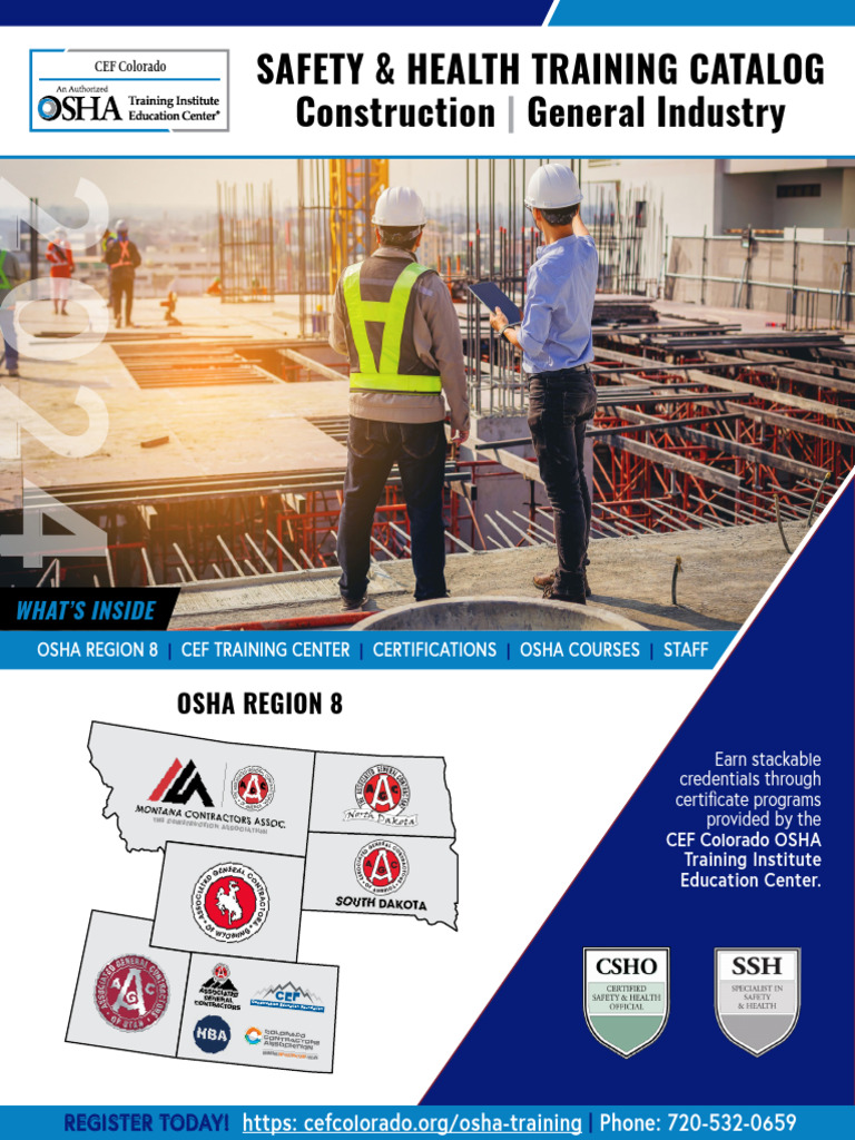 Osha's Safety & Health Training Catalog | PDF | Occupational Safety And ...