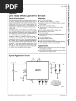 LM5020 100V Current Mode PWM Controller: General Description Features | PDF | Amplifier | Capacitor