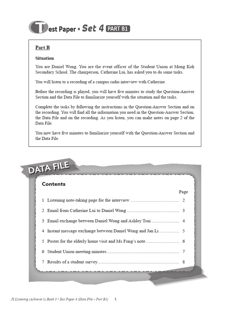 Jslisteningas3 TP Set4 DF S | PDF | Fundraising | Charitable Organization