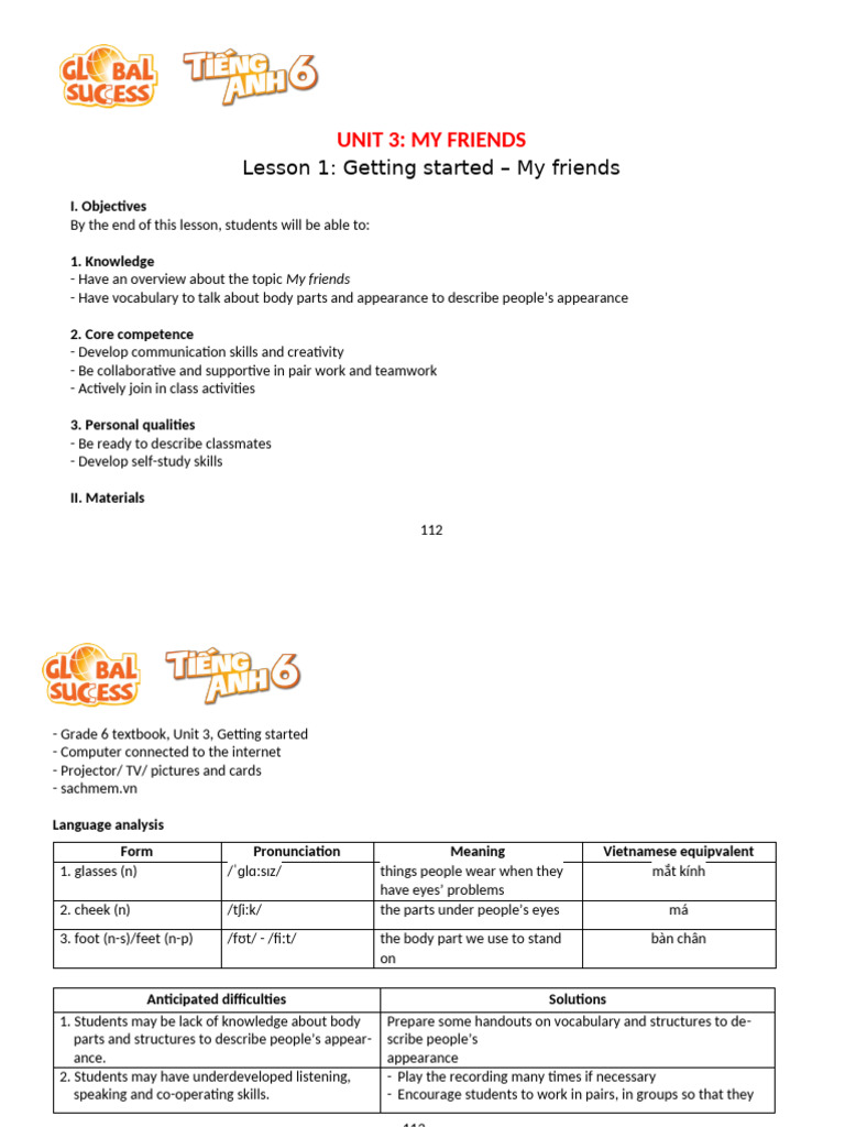 Unit 3 | PDF | Vocabulary | Human Communication