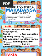 Grade 1 Makabansa Week 1 | PDF