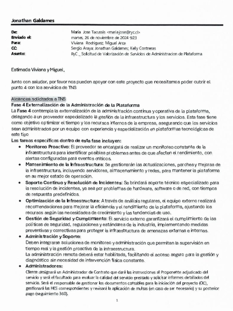 Propuesta Tecnica RYC 2024 Editable | PDF | Máquina virtual | Calidad (comercial)