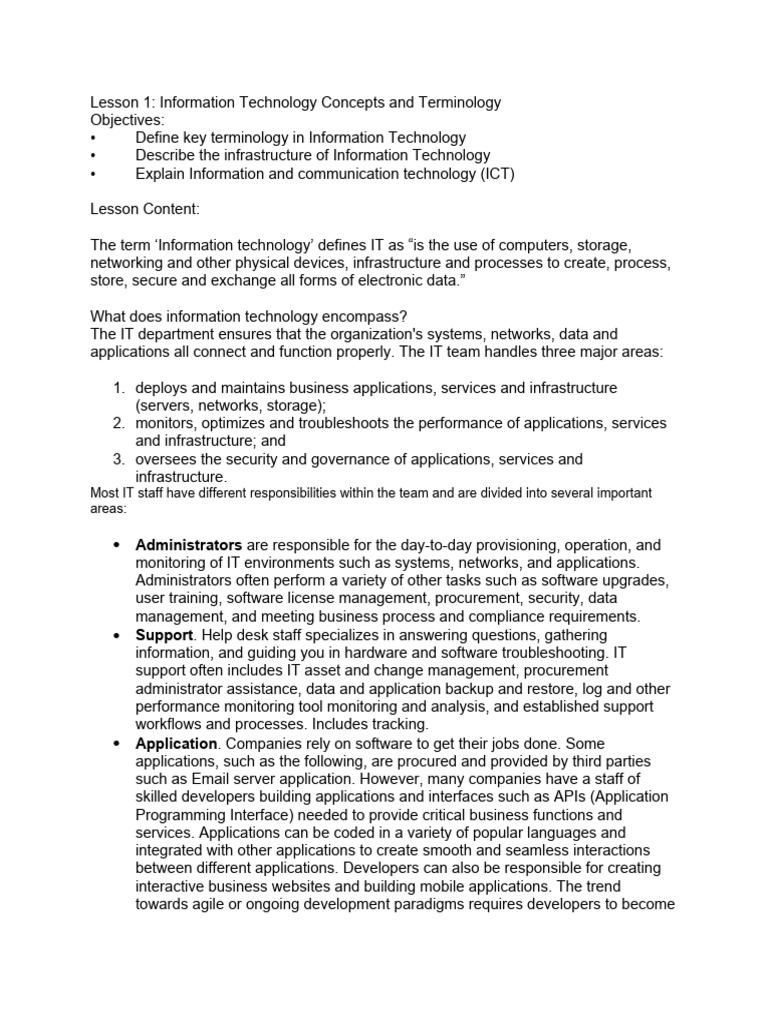 FIT133-L1 | PDF | Information Technology | Computer Network