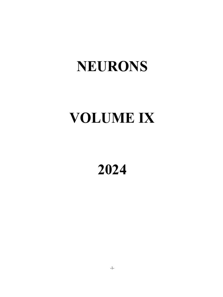 Neurons-Volume-XIV-2024 | PDF | Emotions | Feeling