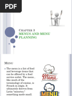 Essentials of Basic Menu Planning | PDF | Menu | Foods