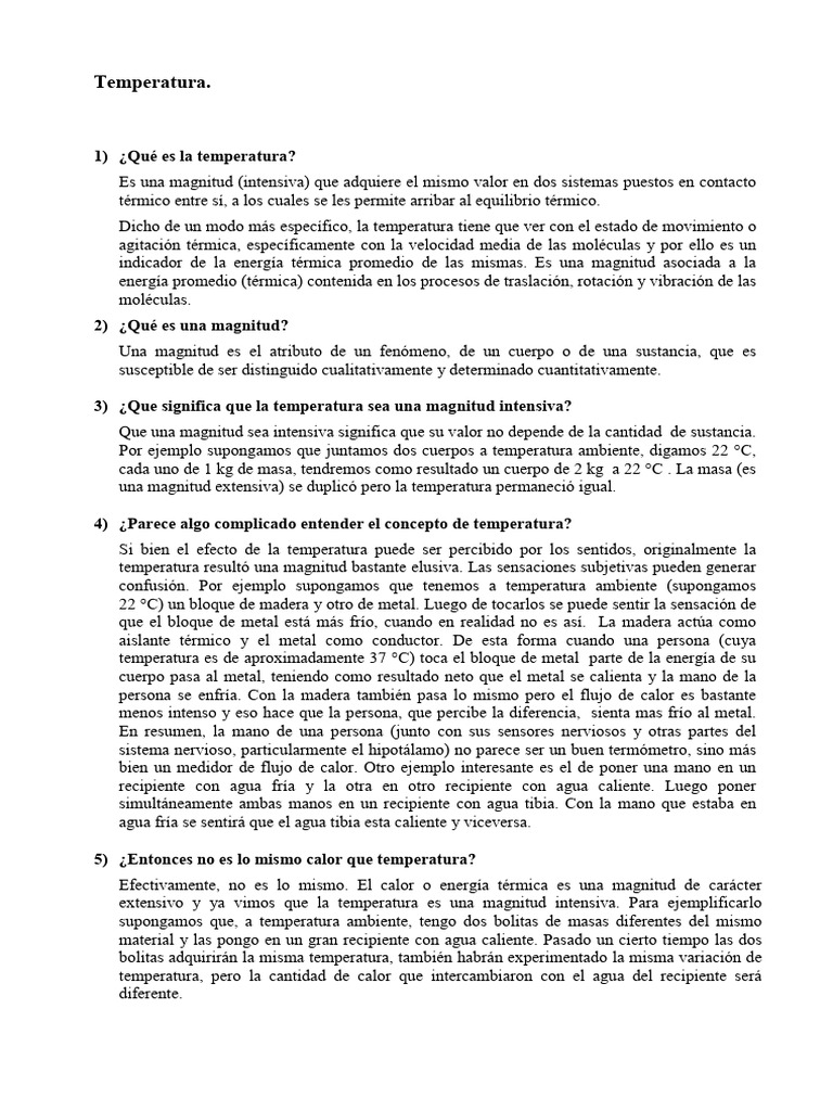 Jimenez Temperatura P - UNSAM | PDF | Temperatura | Medición