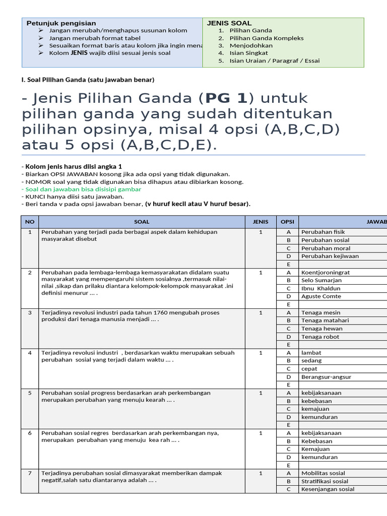 Soal Pas Ips Un 9 Desember 2024 | PDF
