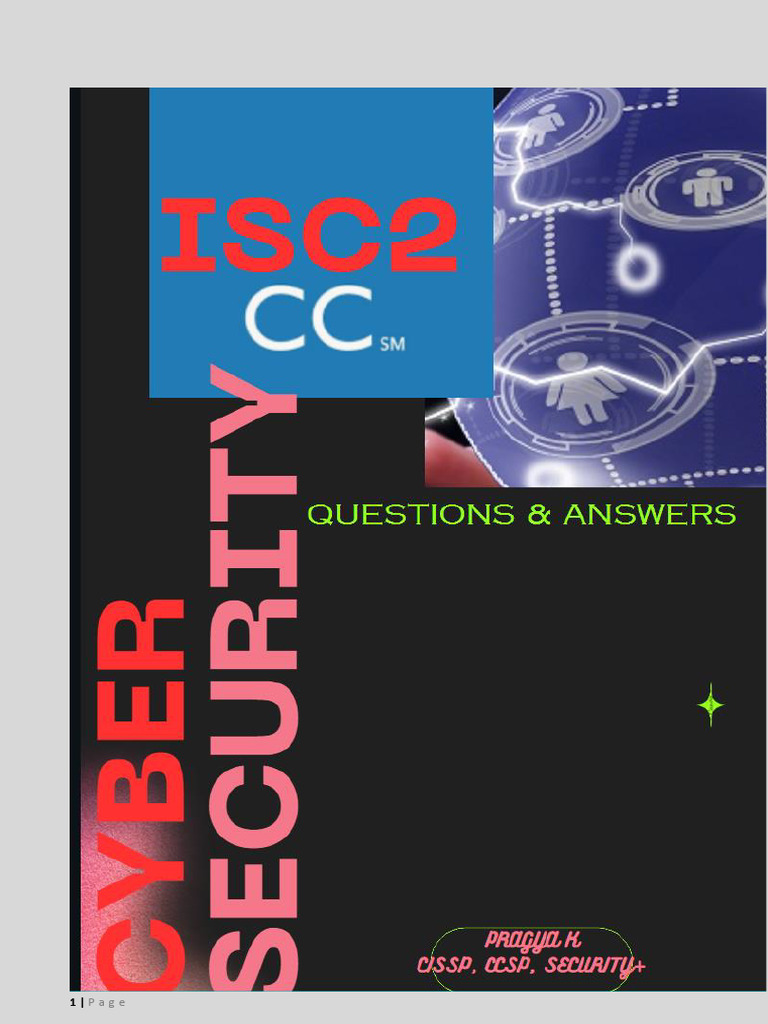 ISC2 CyberSecurity Question and Answer | PDF | Software As A Service | Cloud Computing
