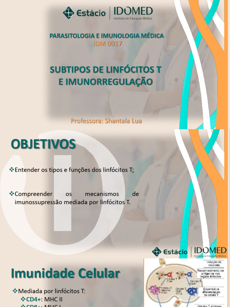 AULA - Subtipos de Linf Citos T e Imunorregula o | PDF | Interferon ...