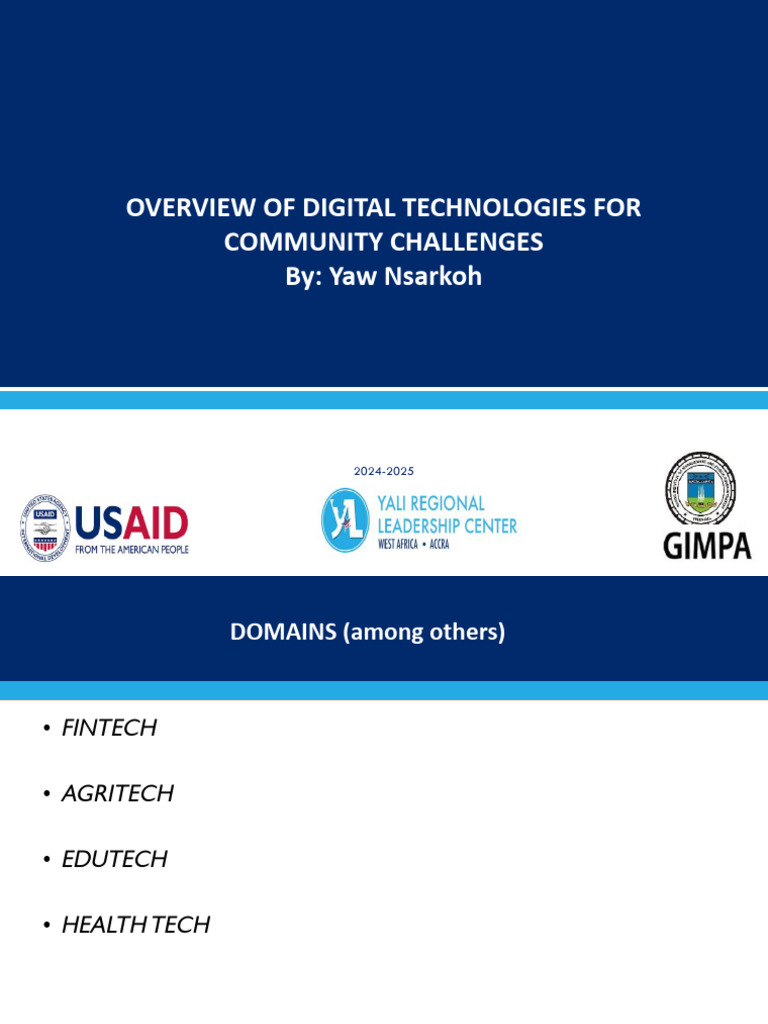 Slides for Module 1 - Introduction to Digital Technology.pptx | PDF ...