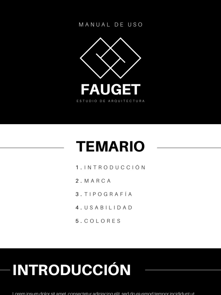 Manual de Uso Estudio Fauget | PDF | Diseño
