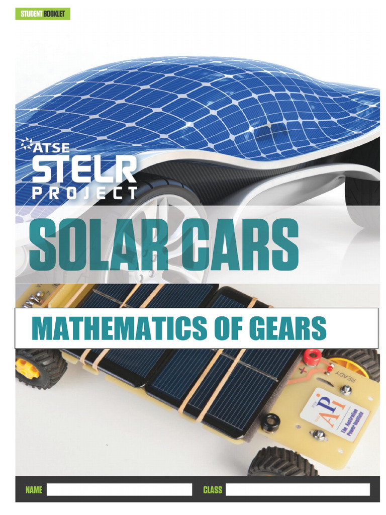 Solar Car Gears | PDF | Gear | Science