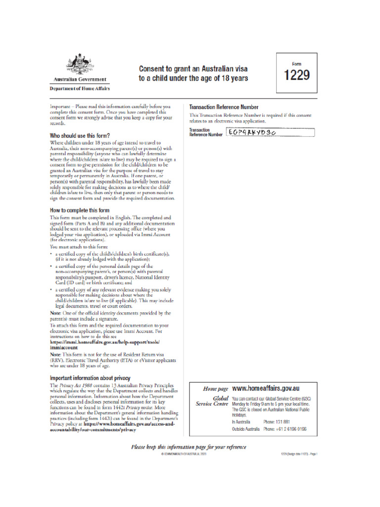 FORM 1229 | PDF