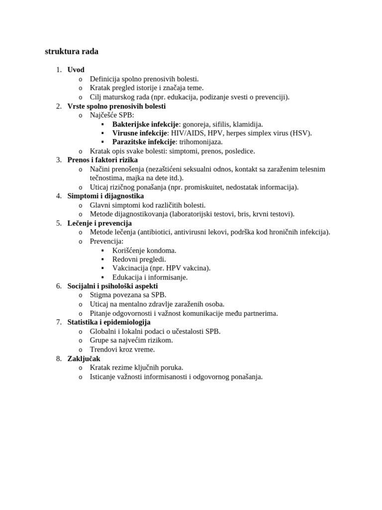 Struktura Rada | PDF