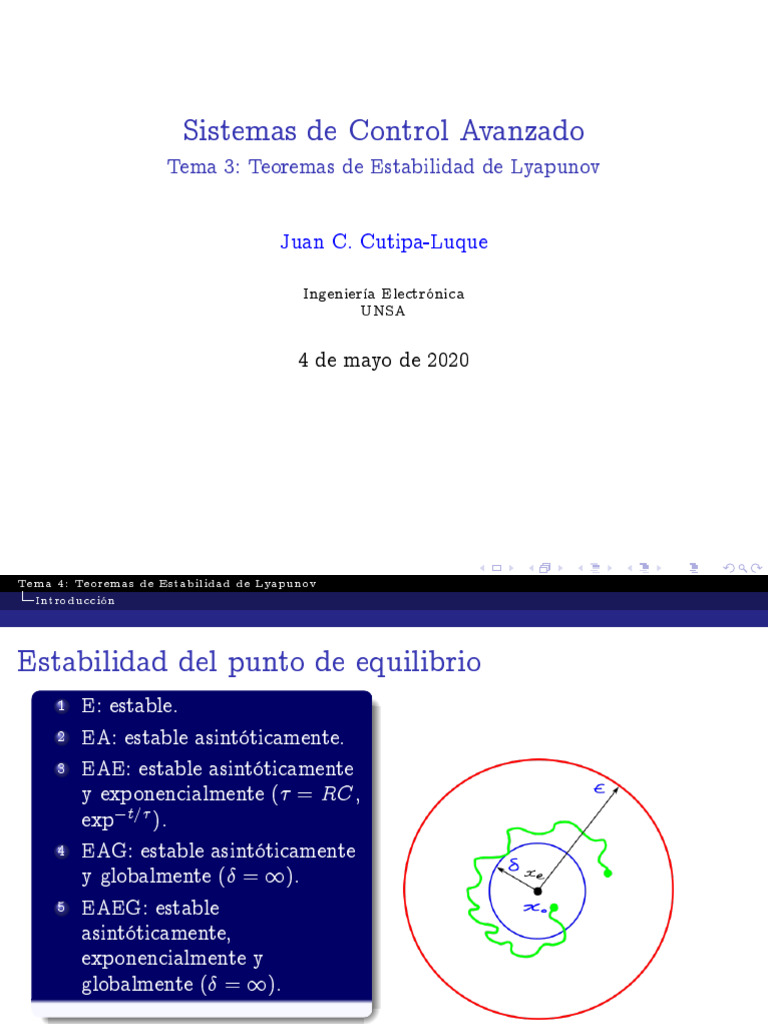 estabilidad | PDF | Calculo diferencial | Ecuaciones diferenciales