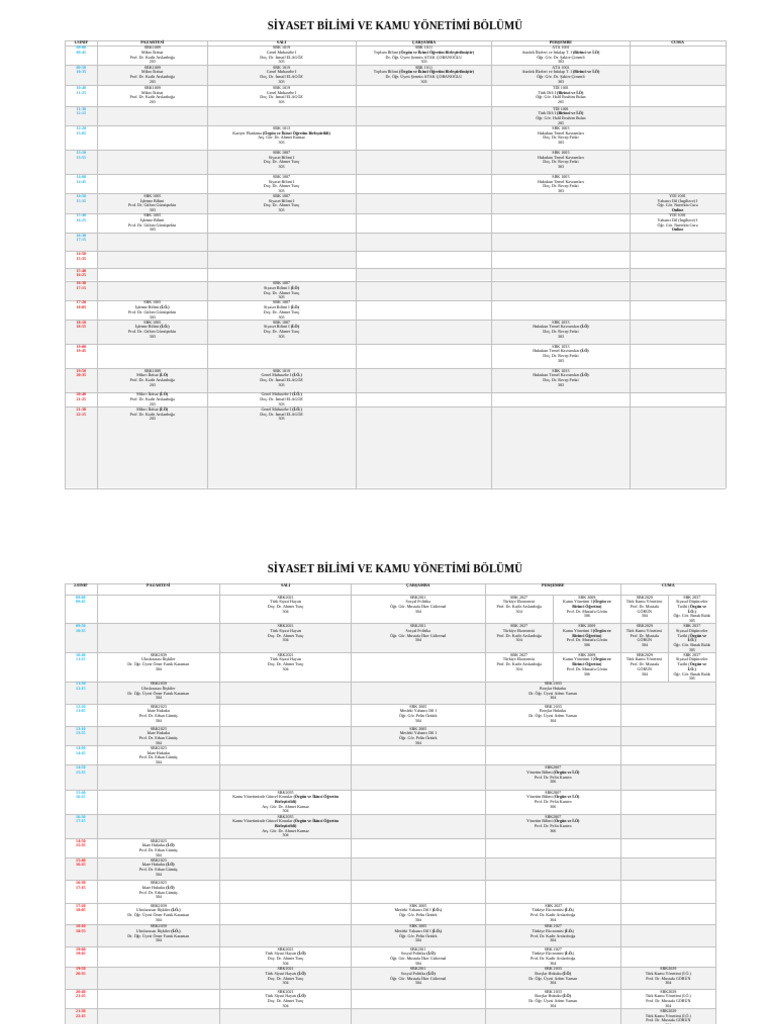 1534 Sbky Lisans Ders Programi | PDF
