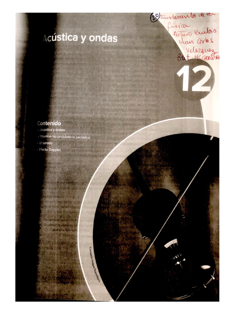 Acústica y Ondas. Fundamentos de CV La Física, Arturo Ruelas y Juan ...