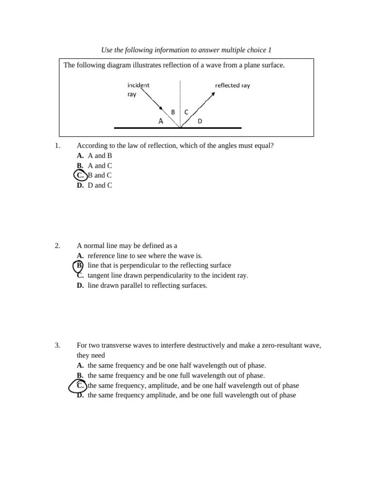 Wave Properties Quiz blank | PDF | Waves | Wavelength