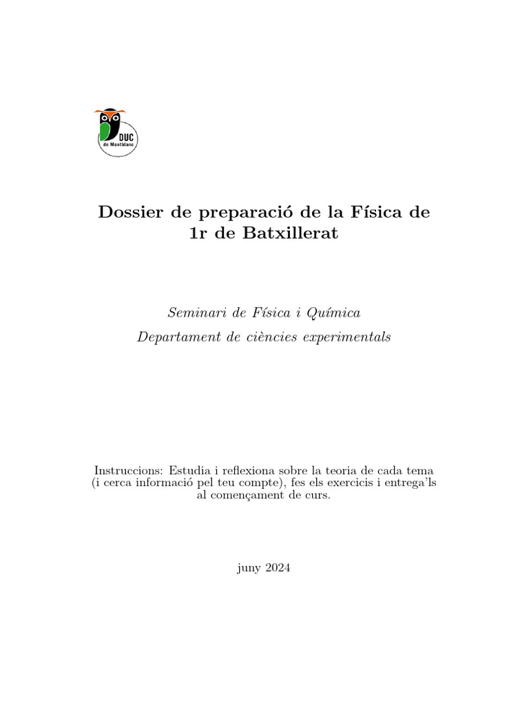 Enunciats Dossier FiQ | PDF