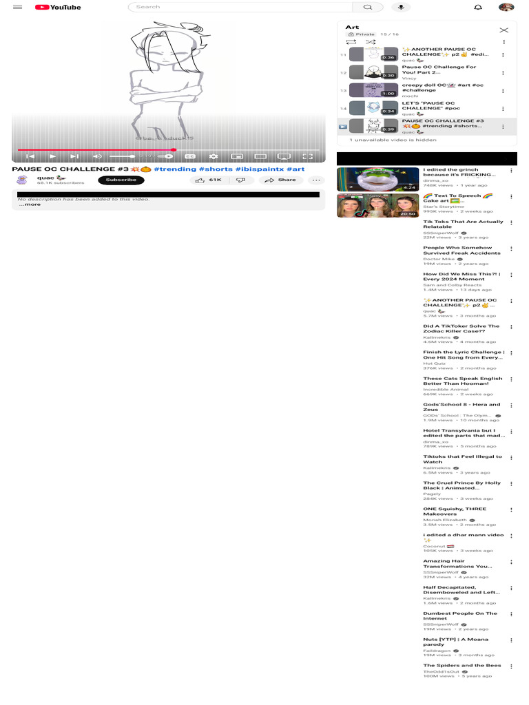 ANOTHER PAUSE OC CHALLENGE p2 #Edit #Oc #Viralshorts #Shorts #Trending #Capcut #Ibispaintx ...