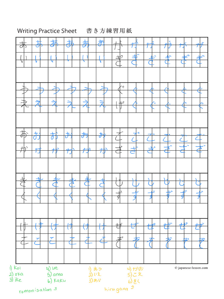 A To Zo + Romaji + Hiragana Conversion | PDF