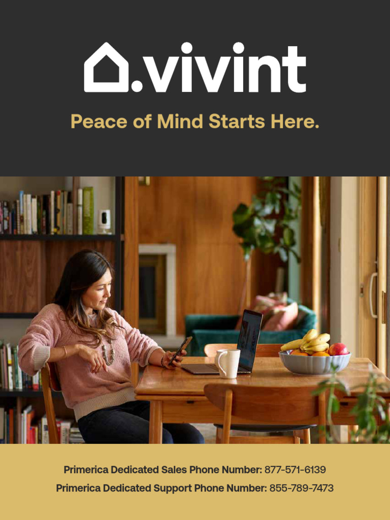 Primerica & Vivint: Home Security Guide | PDF | Sensor