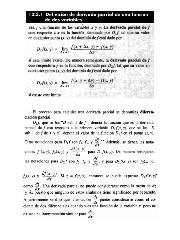 Deriv Parcial | PDF