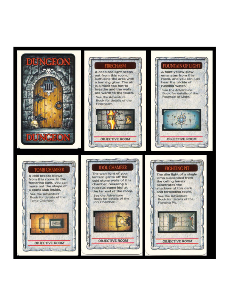 Warhammer Quest (Cards & Floorplans) Main Box | PDF
