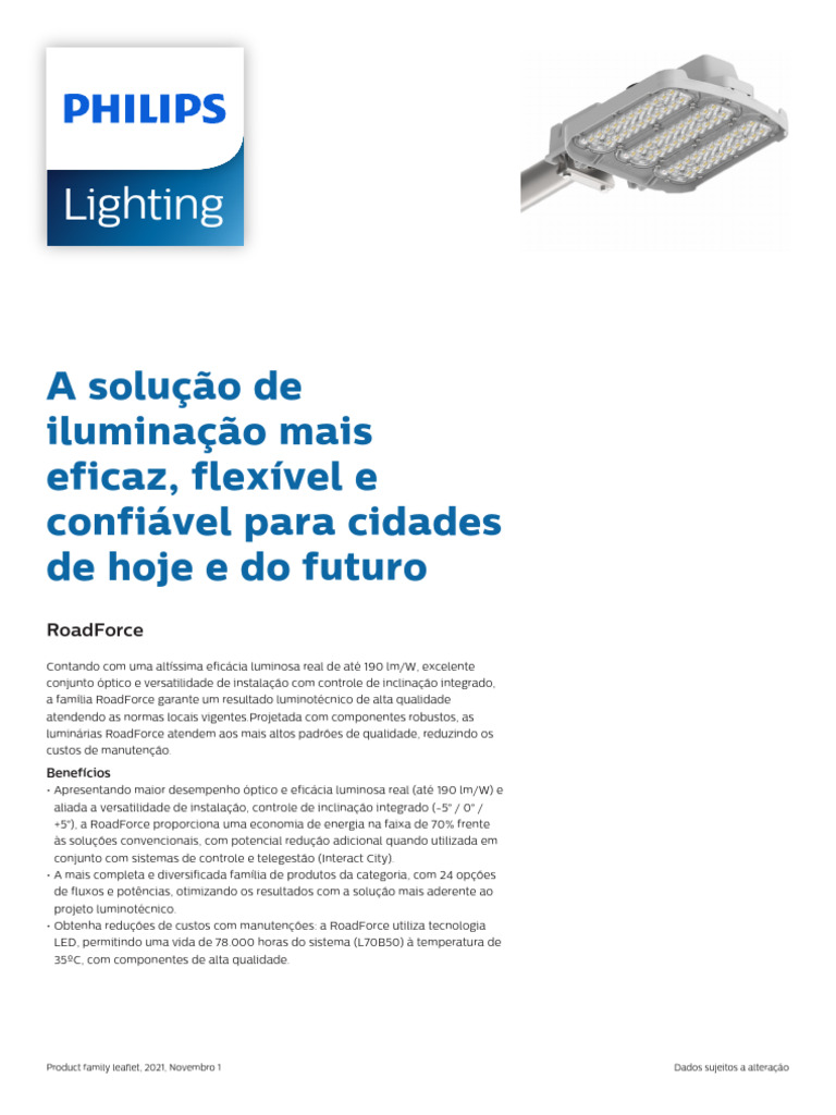 Catálogo - Luminárias Poste - Philips | PDF | Luz