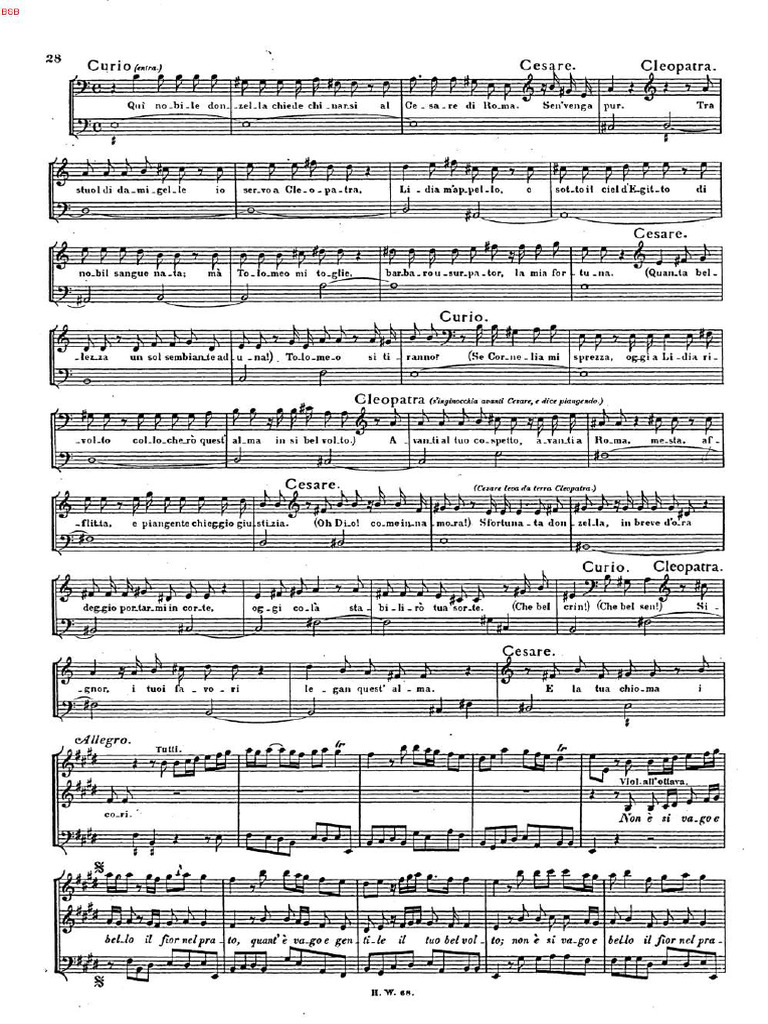 Iulius Cezar - Handel 40 | PDF