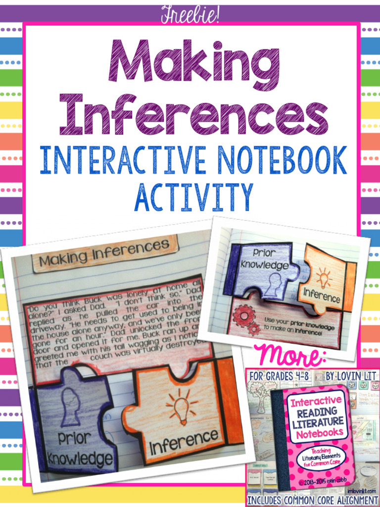 Making Inferences: Interactive Notebook Activity | PDF | Notebook ...