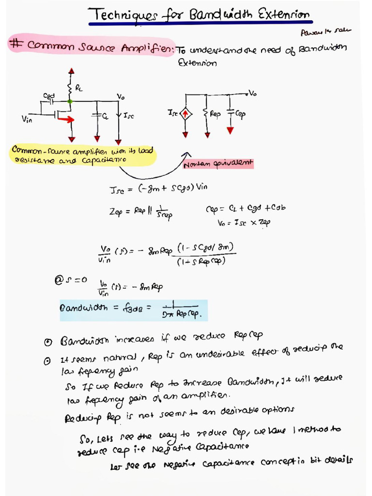 Analog Bandwidth | PDF