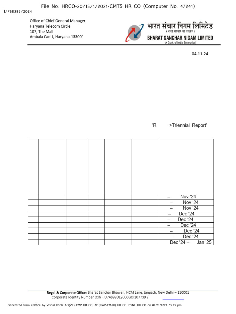 Regarding Submission of EMF Triennial Self-Certificate On NEP | PDF | New Delhi | Economy Of India