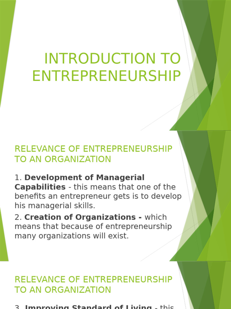 Essentials of Entrepreneurship Explained | PDF | Entrepreneurship ...