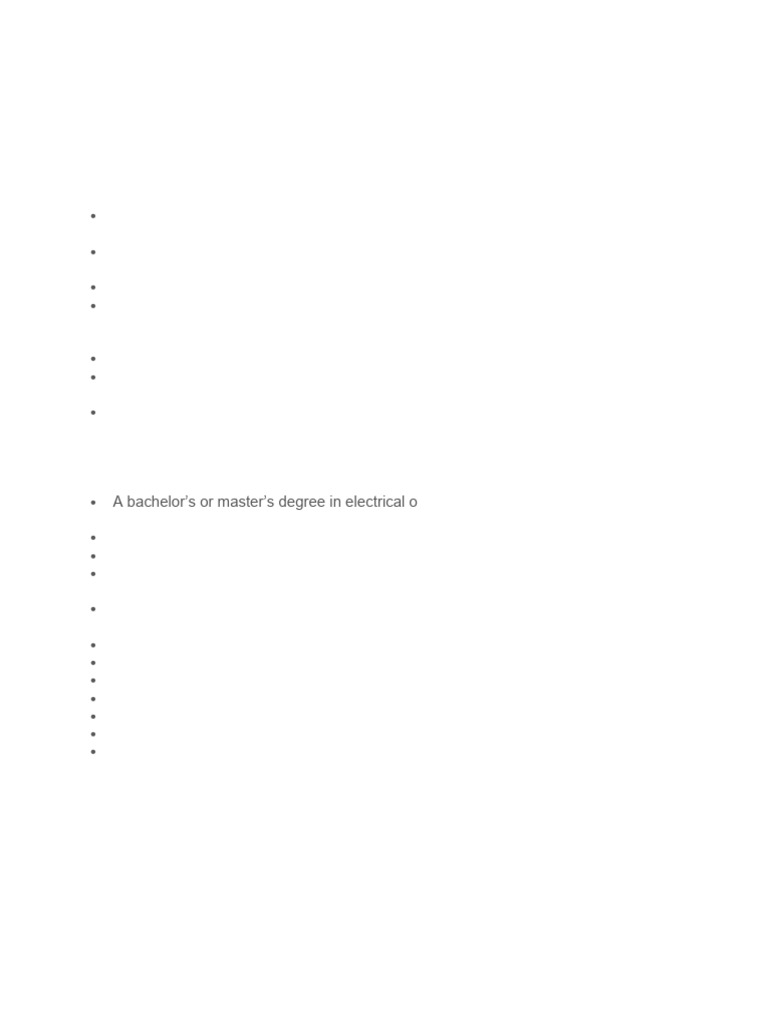 Canopy Power - Senior Electrical Engineer | PDF
