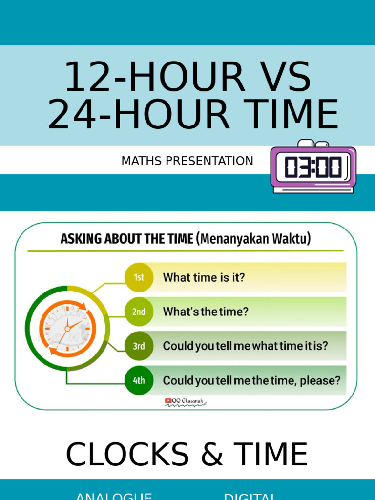 Materi Telling Time Baru | PDF