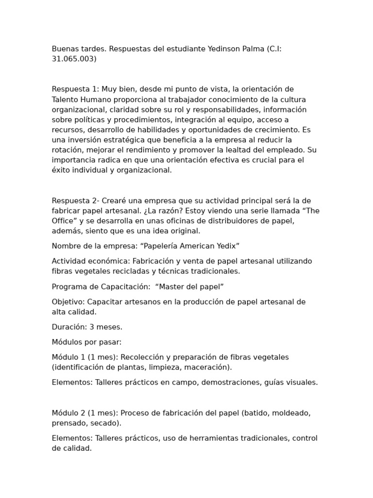Examen Electiva | PDF | Papel | Business