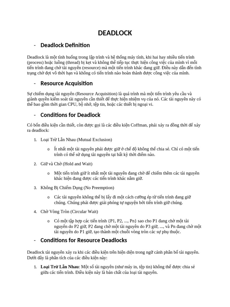 Deadlock Osg | PDF
