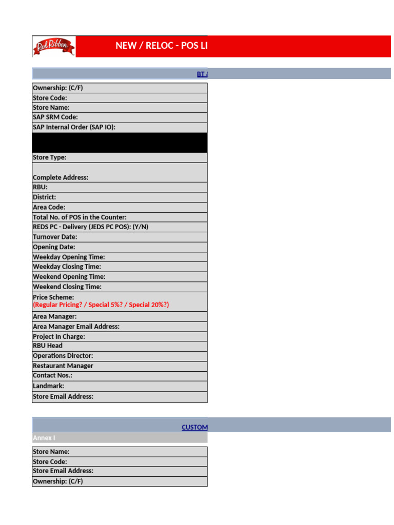 RR Pasig Market_Red Ribbon BU One Template Official | PDF