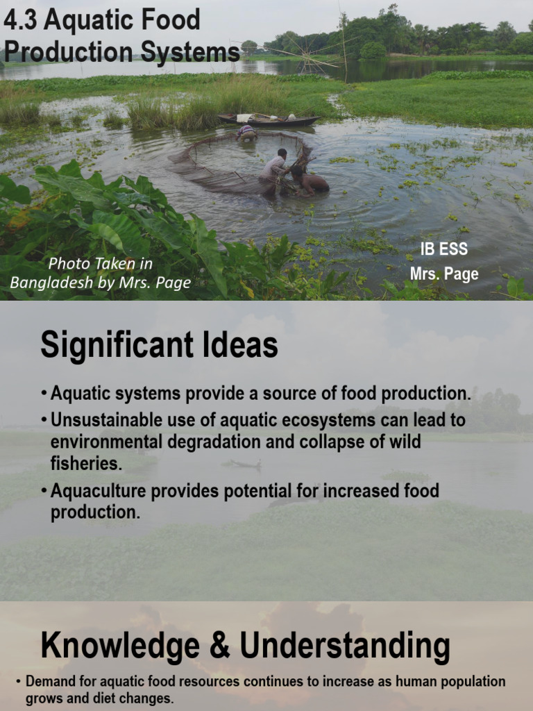 4.3 Aquatic Food Production Systems | PDF | Aquaculture | Salmon