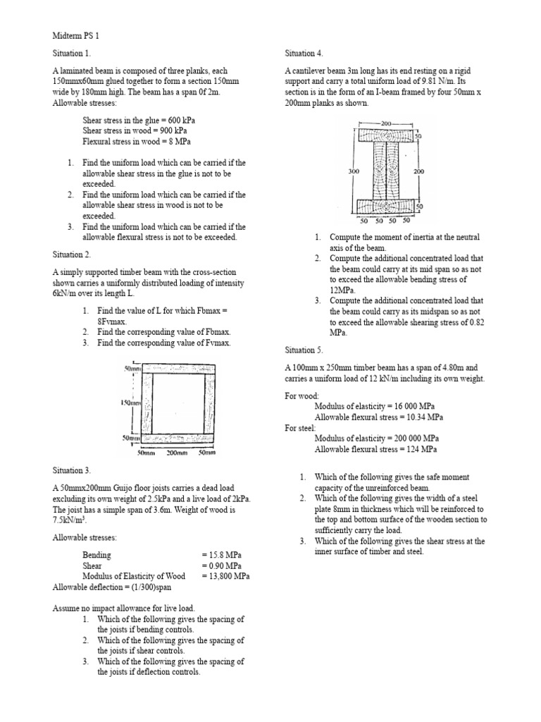 MPS | PDF | Beam (Structure) | Bending