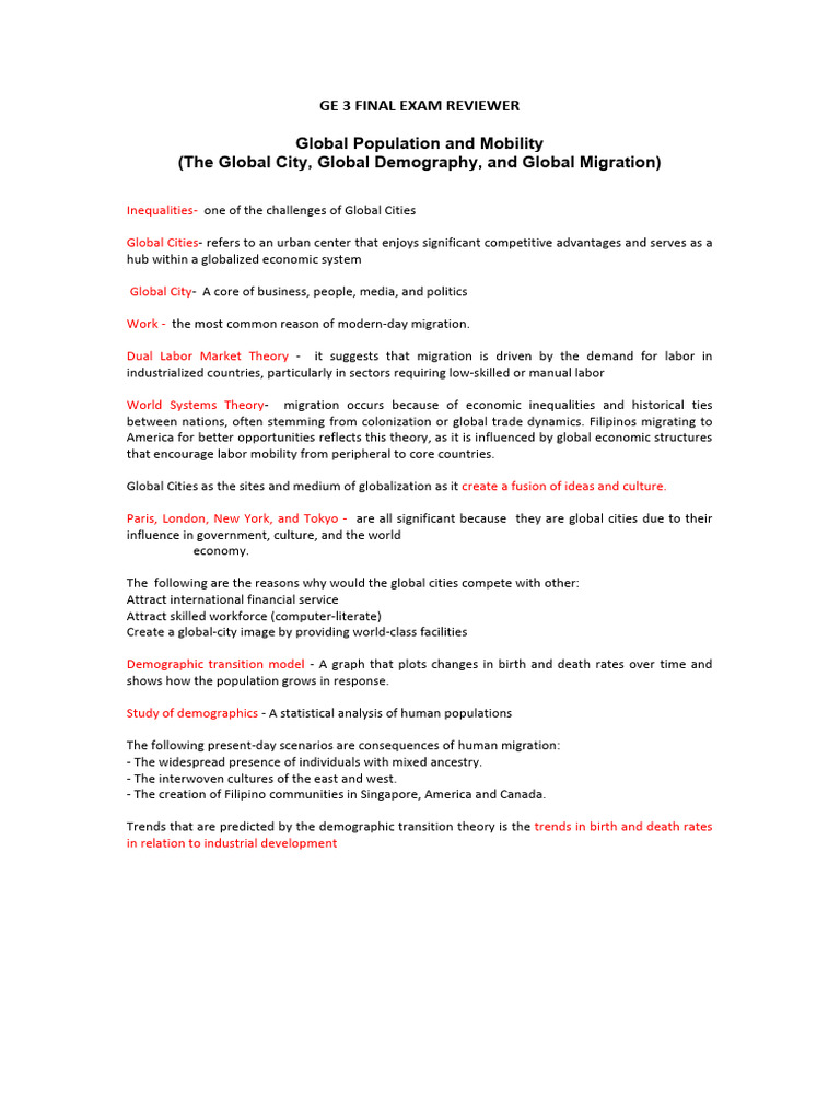 GE-3FINAL-EXAM-REVIEWER | PDF | Sustainability | Food Security