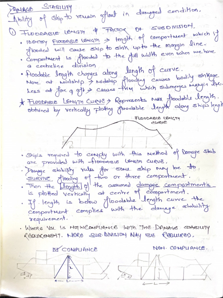 Damage Stability 1 | PDF