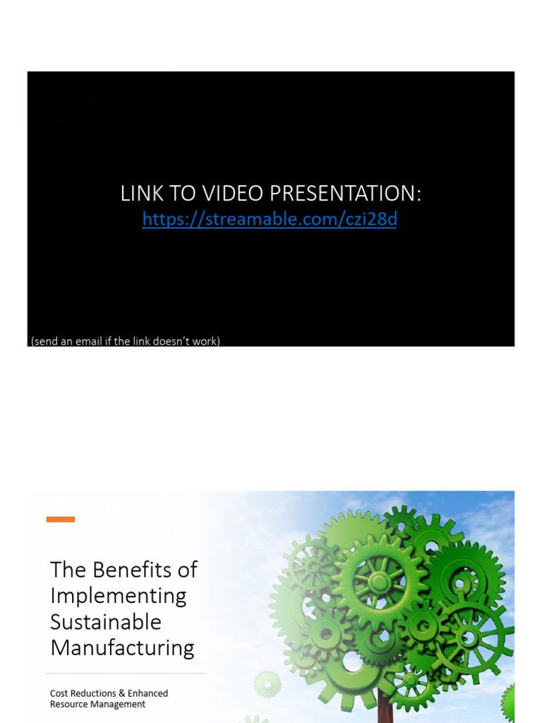 The Benefits of Implementing Sustainable Practices | PDF ...