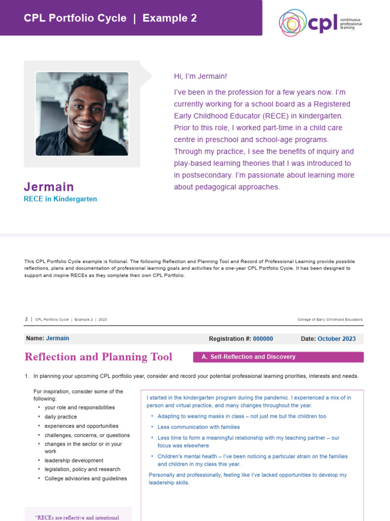 2023 CPL Portfolio Example-2 EN Final-2 | PDF | Learning | Mental Health