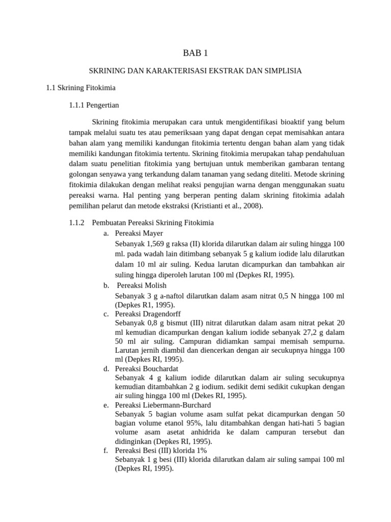 Salin-Fitofarmaka II Kel. 1 | PDF