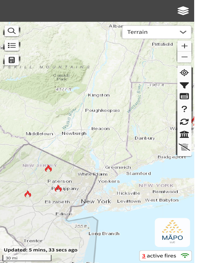 New Jersey Wildfire Map - Current New Jersey Wildfires, Forest Fires ...