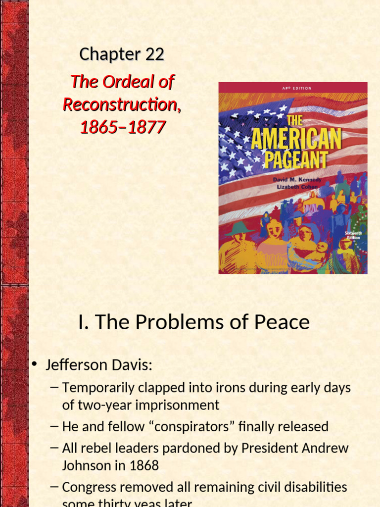 Lecture Art Chapter22 | PDF | Reconstruction Era | Fourteenth Amendment ...