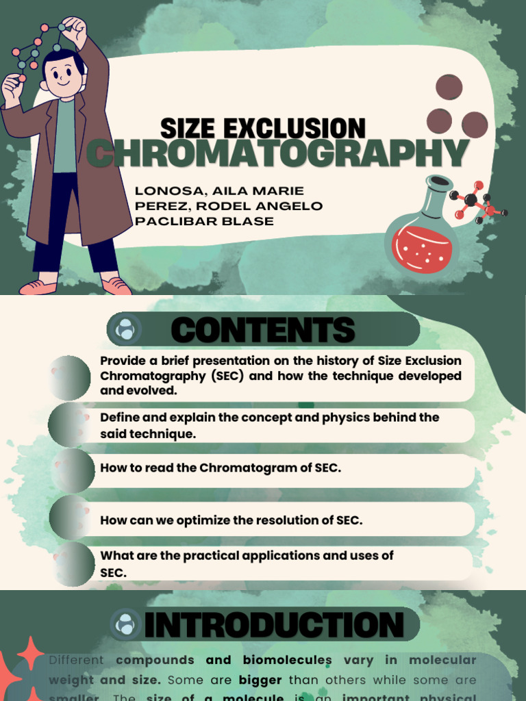 Bio 2B, Size Exclusion Chromatography | PDF | Chromatography | Protein ...